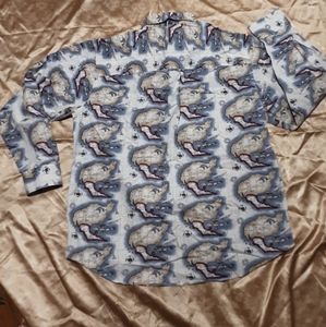 Vintage | Shirts | Mens 99s Map Themed Shirt | Poshmark